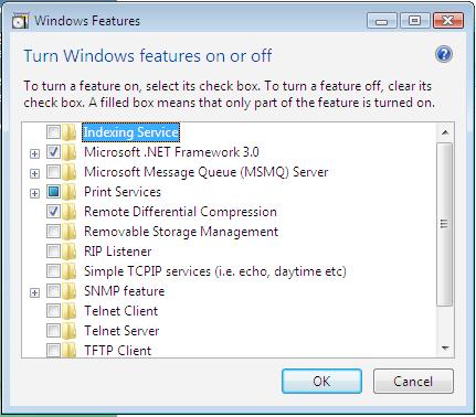 Computer Tips: Disable Remote Differential Compression